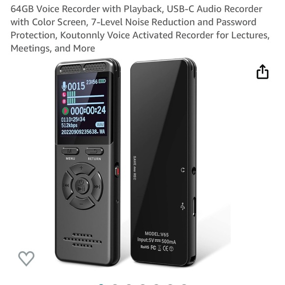 Portable Audio & Video | Digital Voice Recorder New | Poshmark